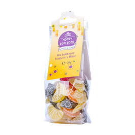 Bomboane cu miere mix fructate 100g Apidava - 11.66 lei| Solaris Plant