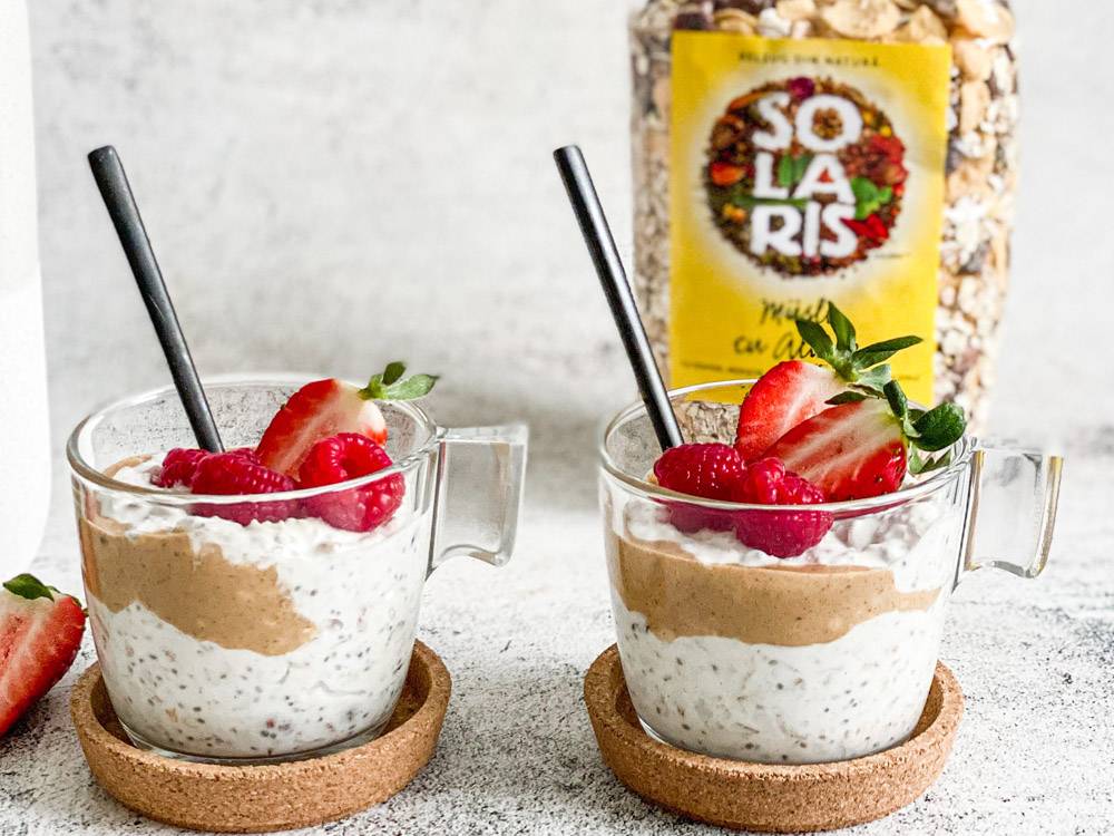 Musli mix cu chia, iaurt, unt de arahide si fructe proaspete - Blog ...