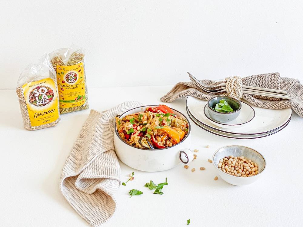 Quinoa cu legume coapte si seminte de pin - Blog | Solaris Plant