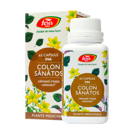 Colon sanatos 63 capsule - 55.61 lei| Solaris Plant