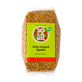 Grau integral Spelta eco 500g Solaris Bio - 15.91 lei| Solaris Plant