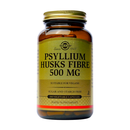 Psyllium husks fibre 500mg 200 capsule - 177.7 lei| Solaris Plant