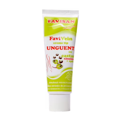 Unguent cu castan, sanziene, spanz Favivein 50 ml - 32.82 lei| Solaris ...